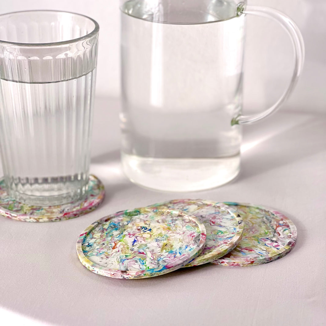 Recycled Plastic Keychain Smiling Hand-Made – Recycledin