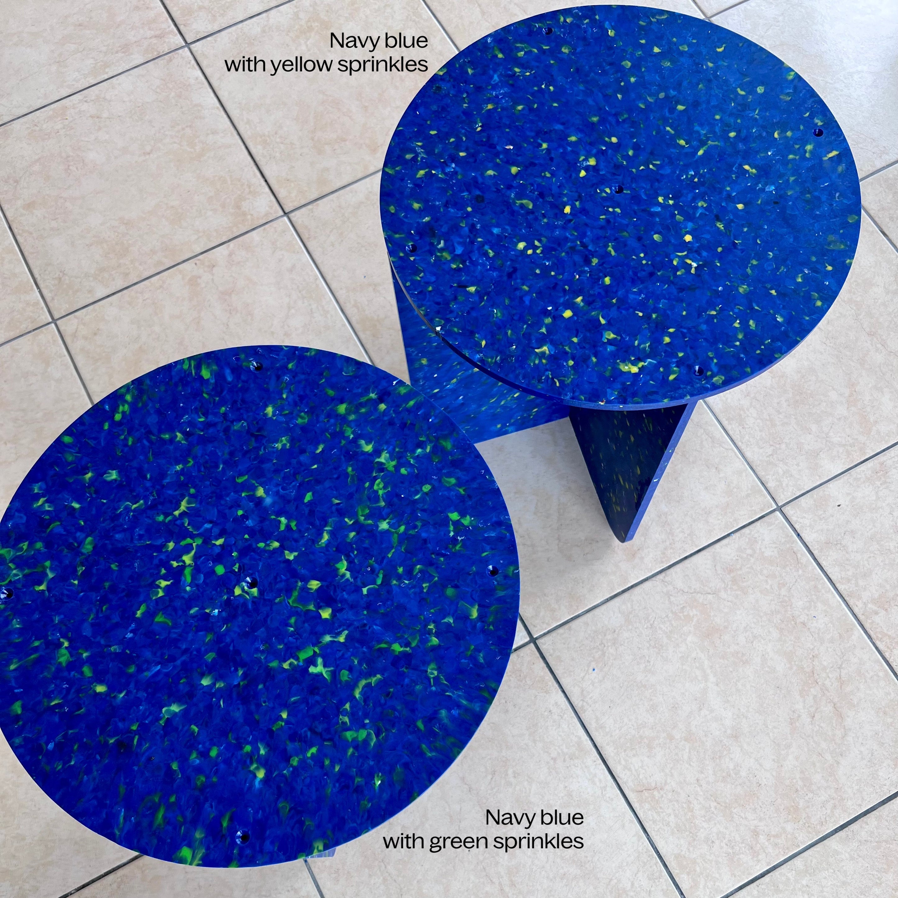 Recycled Plastic Stool/Coffee Table/Bedside Stand Made to order in EU ...