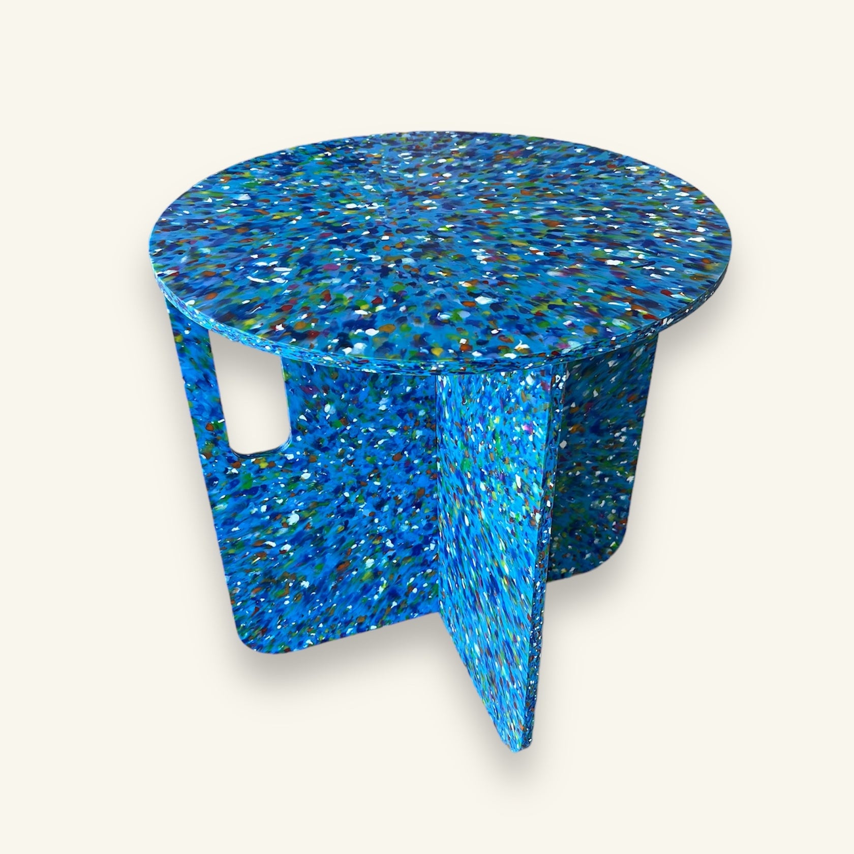 Recycled Plastic Stool/Coffee Table/Bedside Stand Made to order in EU ...